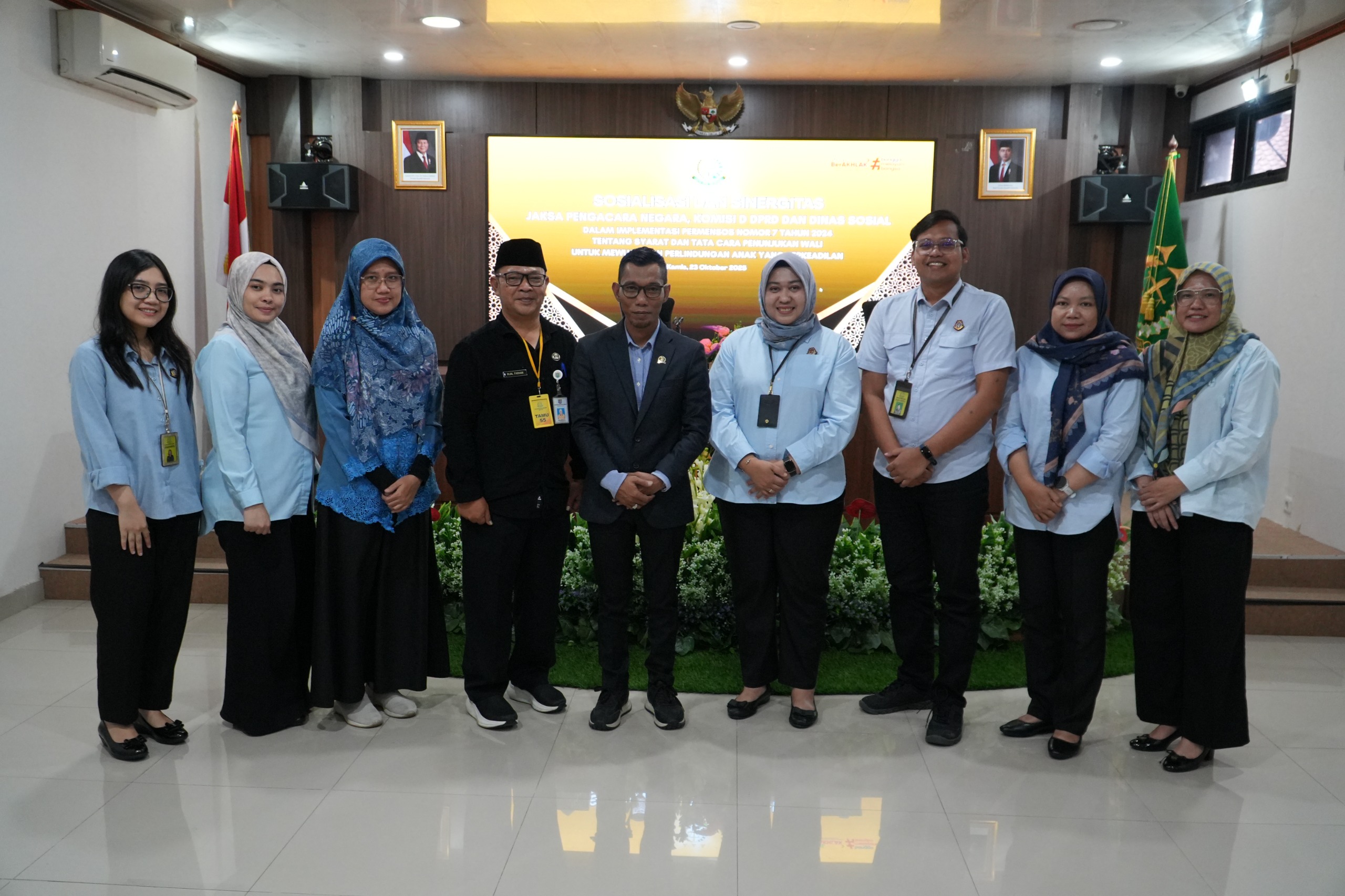 JPN Kejari Depok, Komisi D DPRD Kota Depok dan Dinsos Kota Depok ...